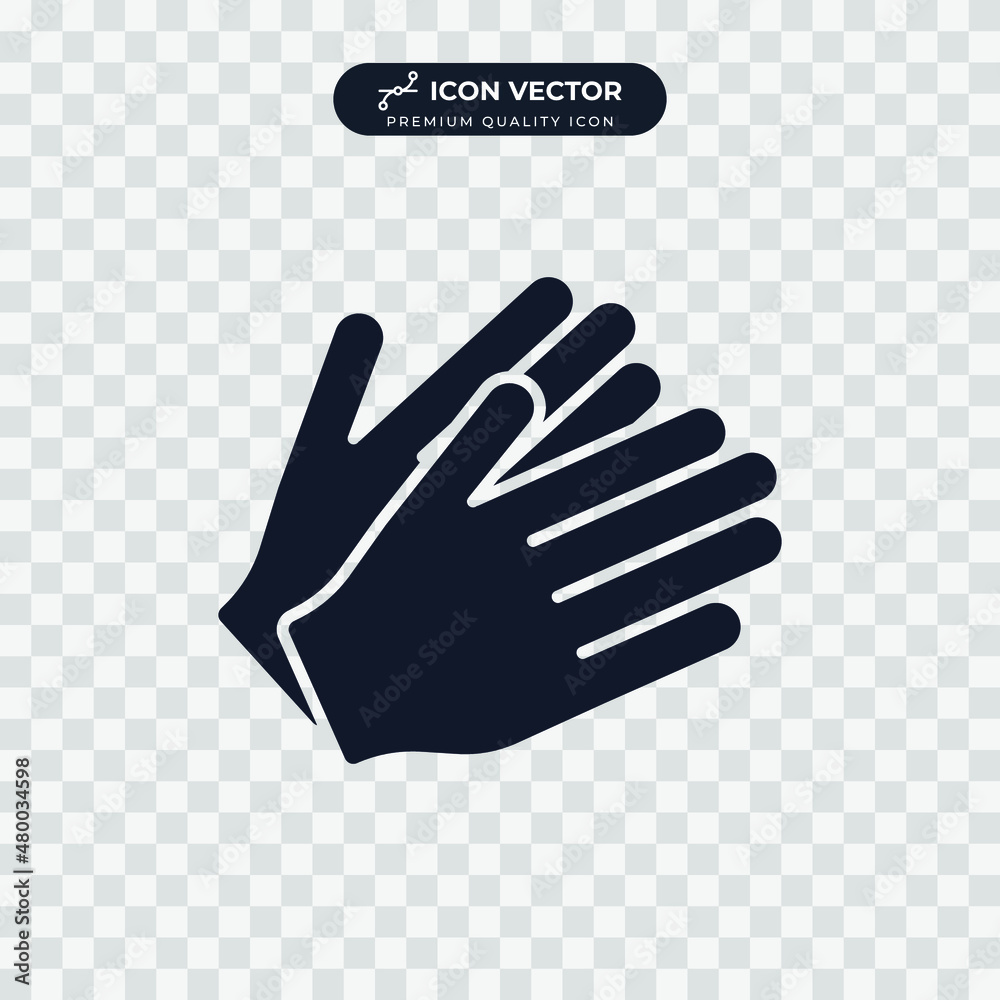 Applause icon symbol template for graphic and web design collection ...