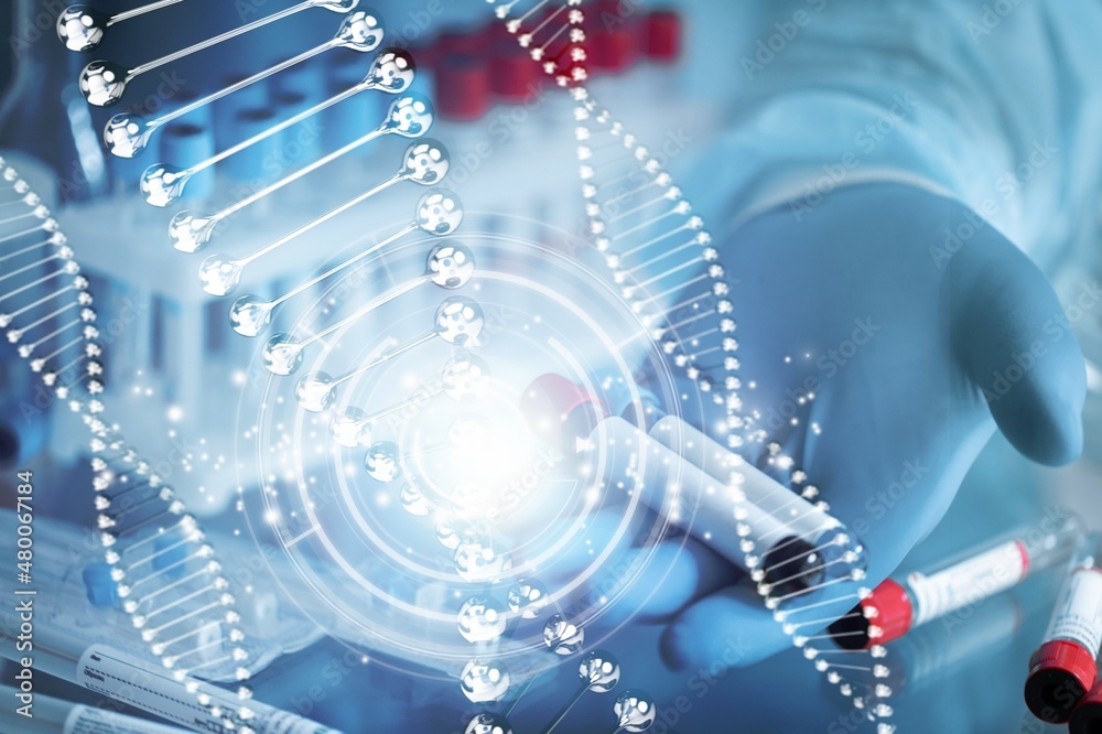 Genetic engineering concept. Testing. pharmacy. Regenerative medicine ...