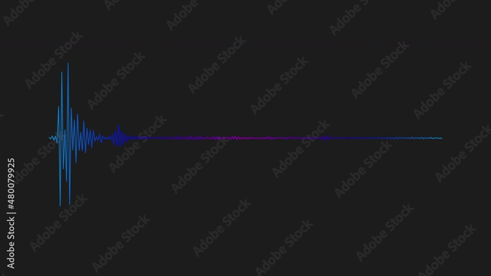 Sound waves. Abstract digital signal. Equalizer indicators. Voice graph ...