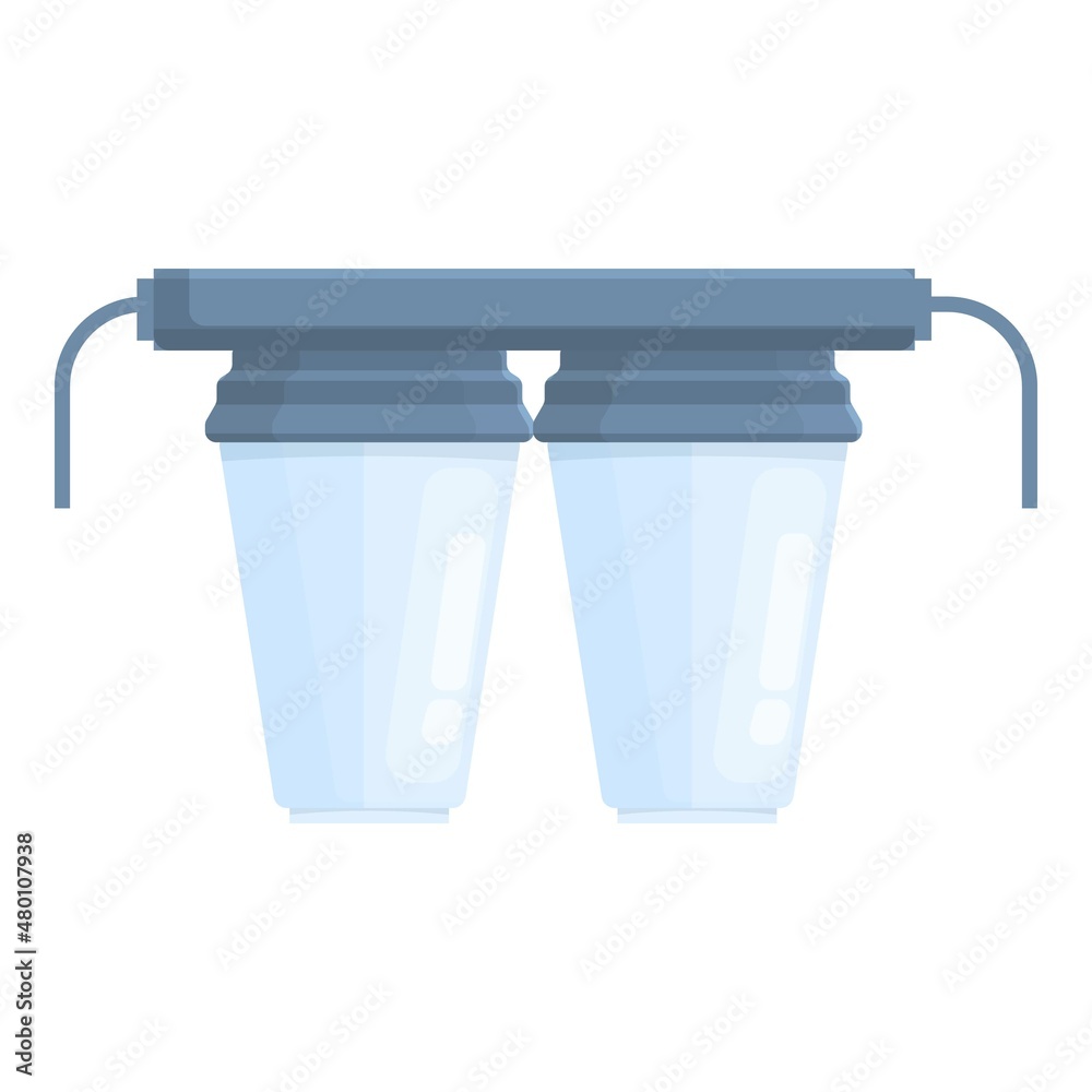 Osmosis machine system icon cartoon vector. Water filter. Purification ...