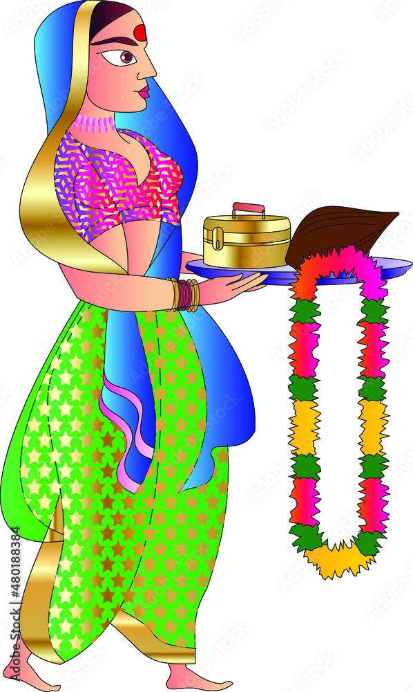 Indian Wedding Ceremony. wedding procession. Indian Hindu Maharashtra ...
