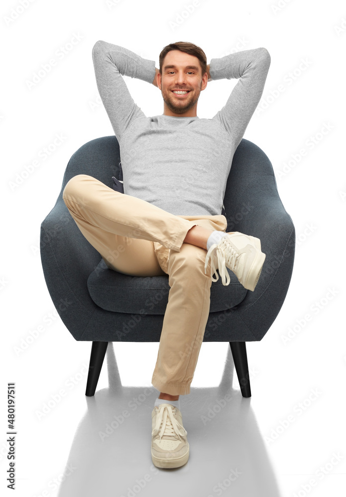 People Sitting White Background