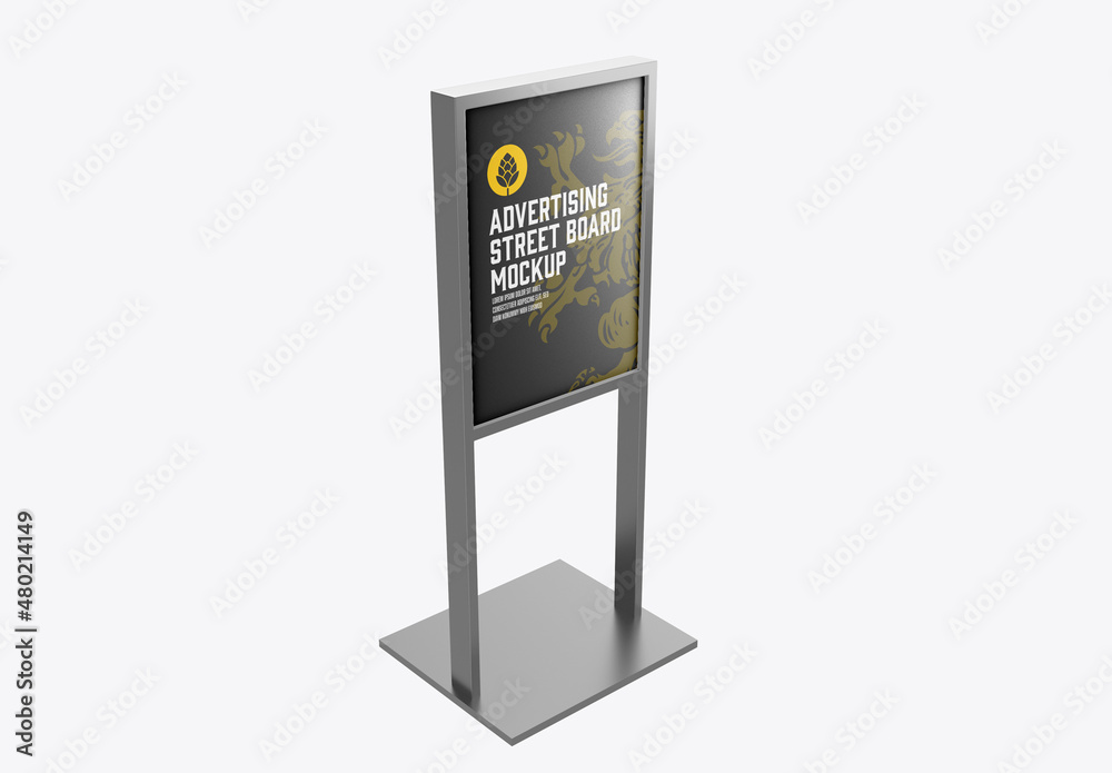 Outdoor Sign Mockup Stock Template | Adobe Stock