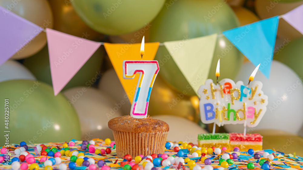 Beautiful card, Happy birthday greetings to a seven year old child ...