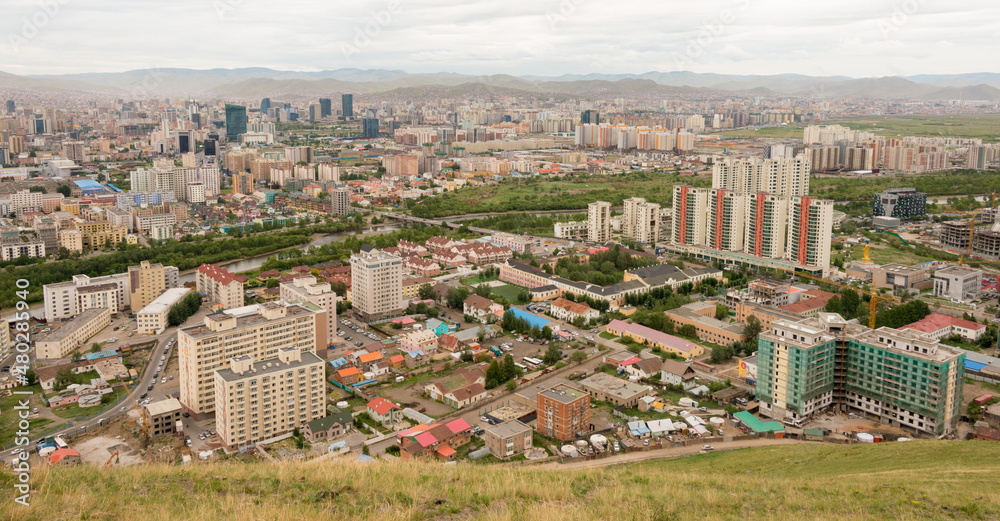 ULAANBAATAR, MONGOLIA - Ulaanbaatar City. Ulaanbaatar is the capital ...