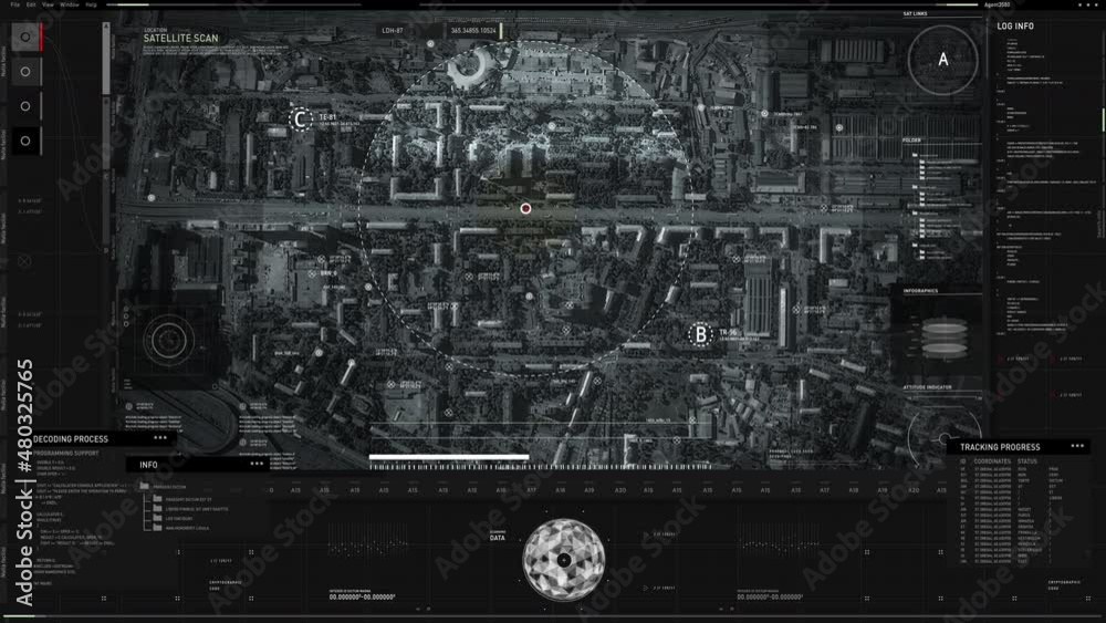 Moving Target Location Scan Via High Tech Satellite Surveillance System ...