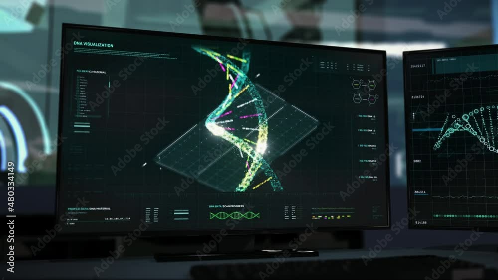 Molecular DNA Analysis system is used for scientific research ...