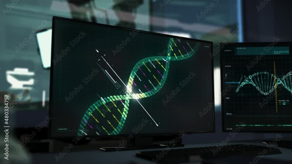 Microbiology research process at a modern health care facility ...