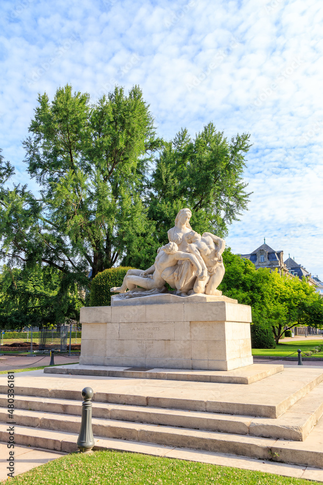 Strasbourg, France - July 5, 2019: Monument to the Fallen (French ...