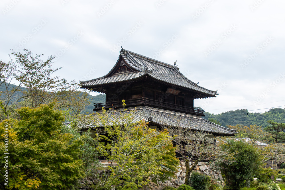 Iwakuni, Yamaguchi, JAPAN - Sep 24 2020 : Kinunkaku Pavillion, An Emado ...