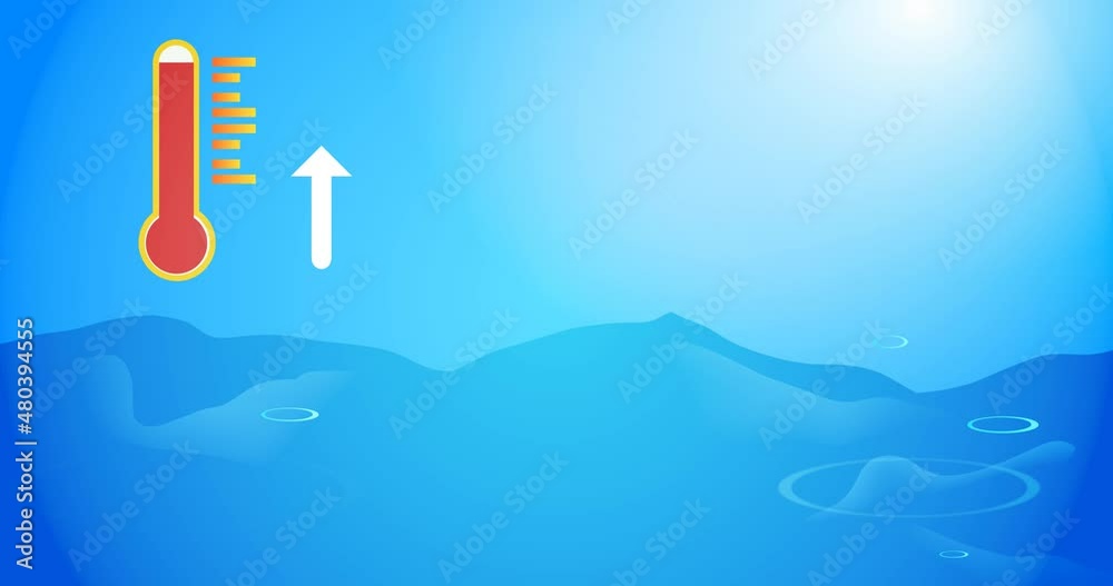 Stockvideon climate, change, environment, climate change, water, sea ...