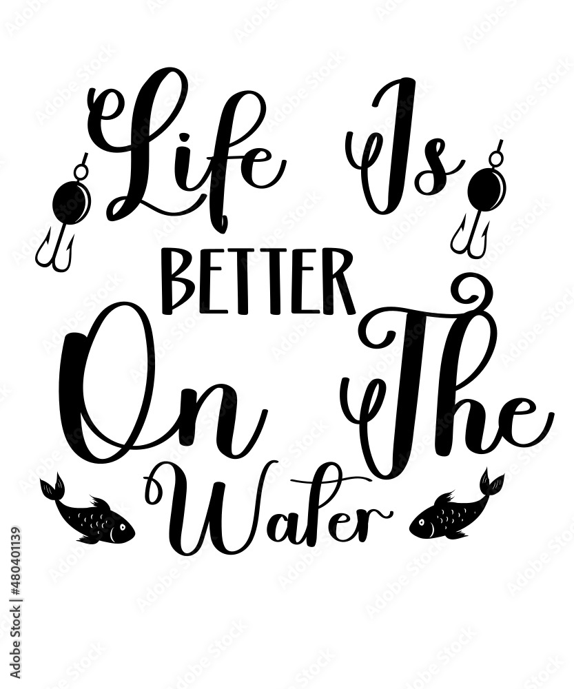 Vetor de fishing svg bundle, fishing bundle svg, fishing svg, fish svg ...