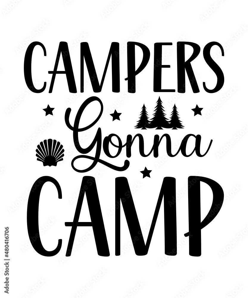 Vecteur Stock camping svg bundle, mountain svg ,camp svg bundle, camp ...