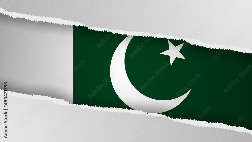 EPS10 Vector Patriotic background with Pakistan flag colors. Stock ...