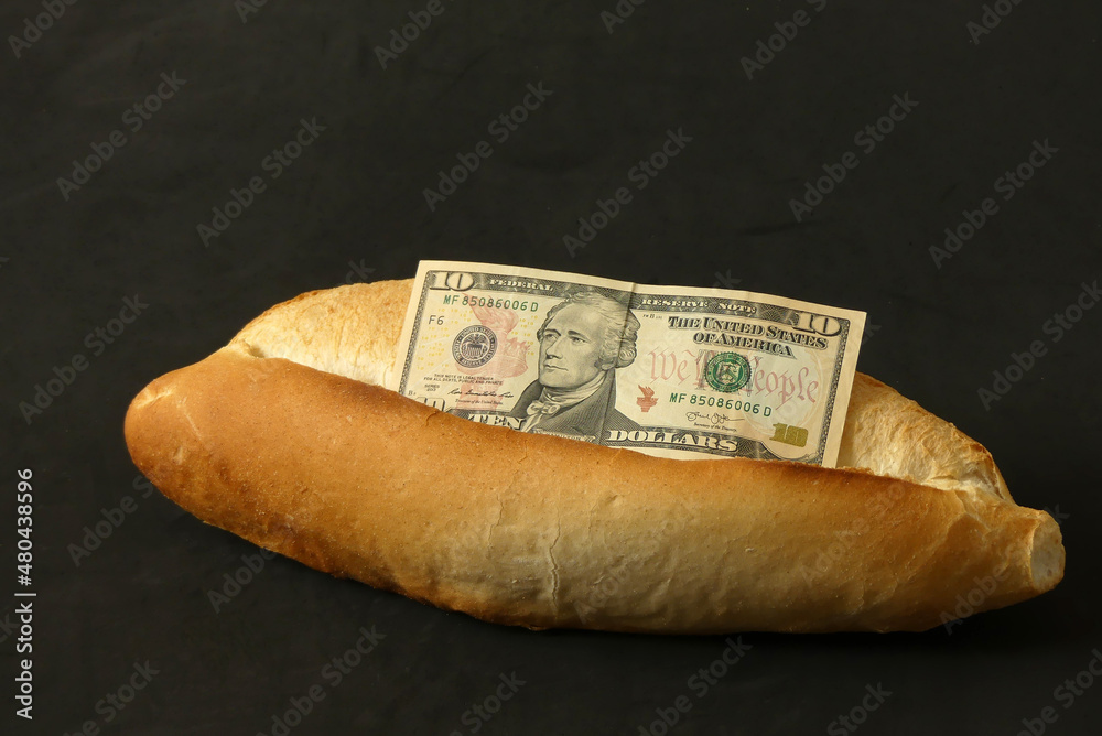 Foto de 2022 world economic crisis, increase in bread prices, bread and ...