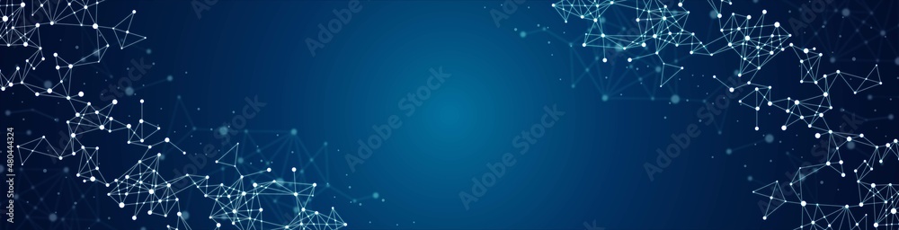 Vector abstract background frame. Texture of damaged network, thin ...