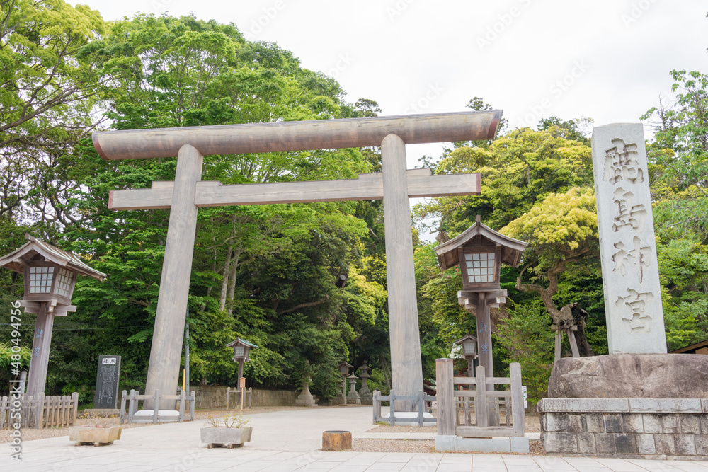 Kashima, Japan - May 15 2019 - Kashima Shrine (Kashima jingu Shrine) in ...