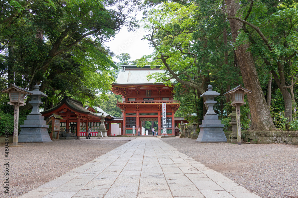 Kashima, Japan - May 15 2019 - Approach to Kashima Shrine (Kashima ...