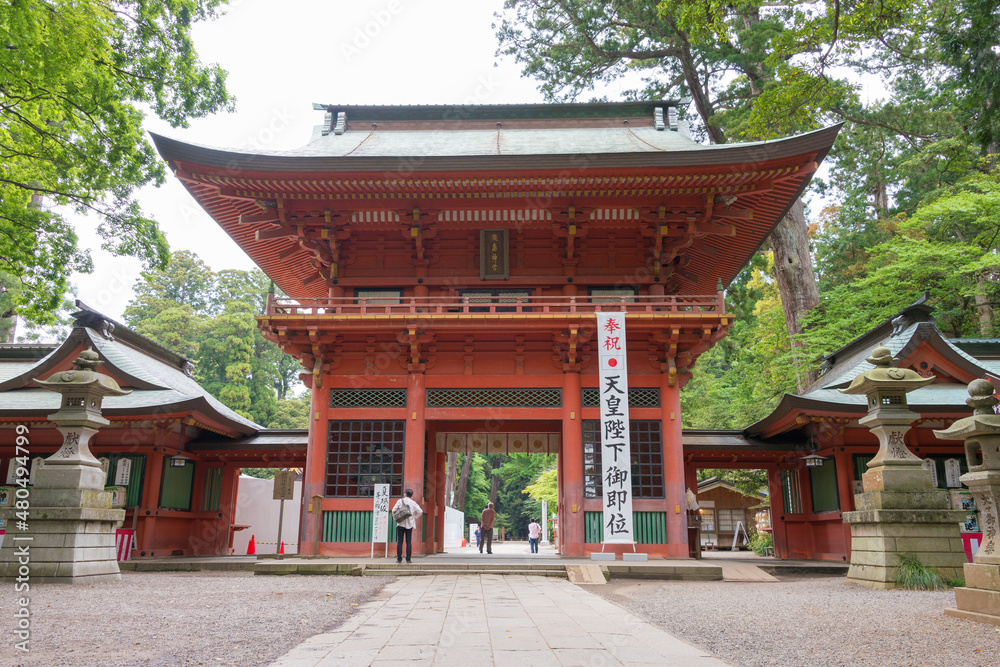 Kashima, Japan - May 15 2019 - Kashima Shrine (Kashima jingu Shrine) in ...