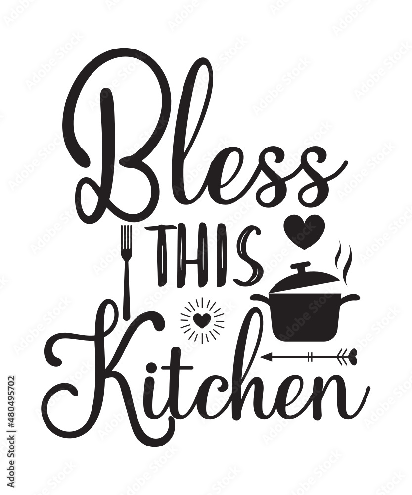 Kitchen Svg, Kitchen Svg Bundle, Kitchen Cut File, Baking Svg, Cooking ...
