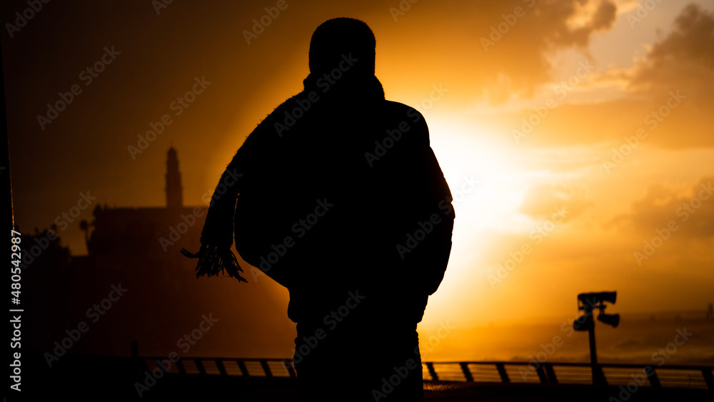 silhouette of a person Stock Photo | Adobe Stock