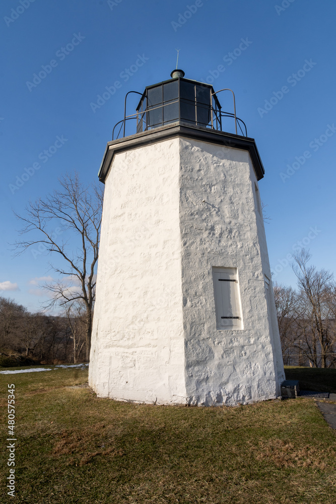Stony Point, NY - USA - Jan 14, 2022: Vertical view of the Stony Point ...