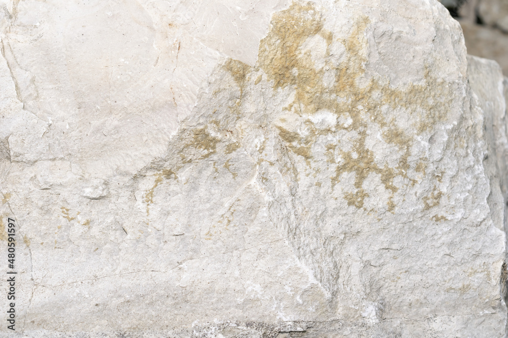 limestone with visible details. background or texture Stock Photo ...