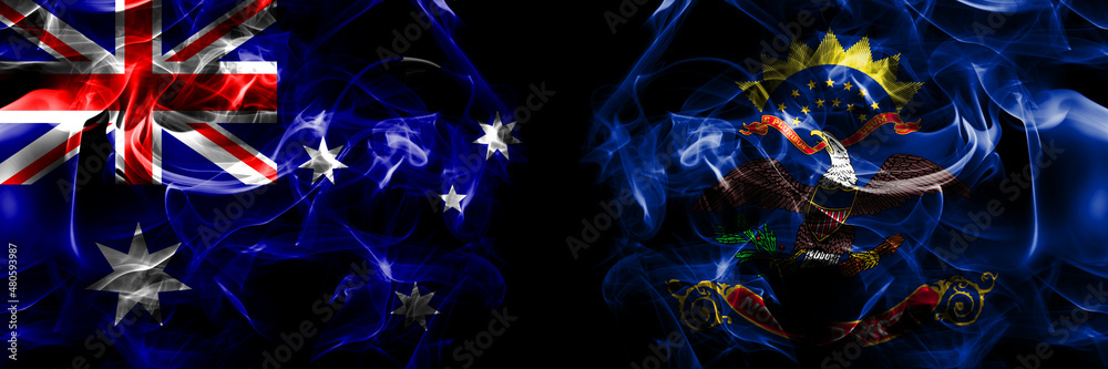 Flags of Australia, Australian vs United States of America, America, US ...