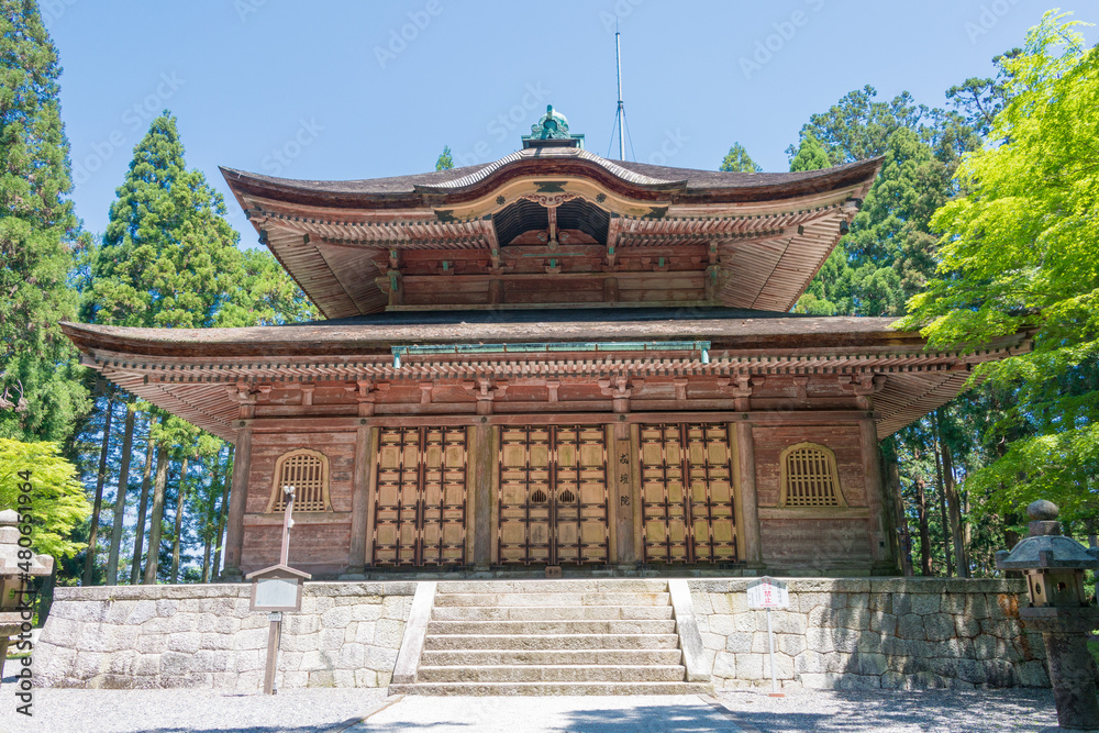 Shiga, Japan - Mar 25 2019 - Enryakuji Temple in Otsu, Shiga, Japan. It ...