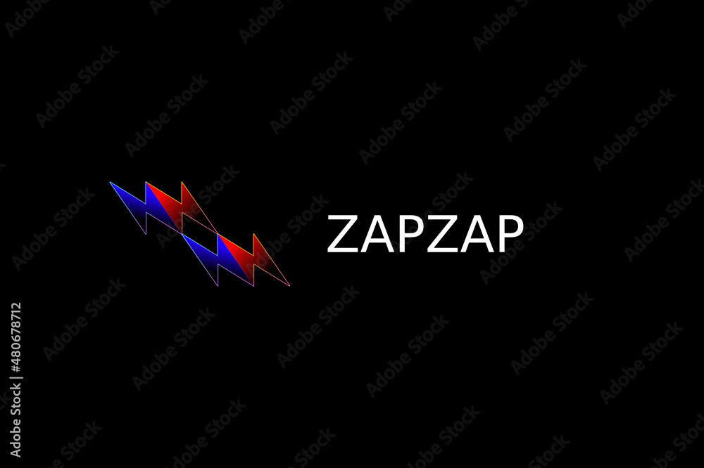 dynamic letter z lightning logo Stock Vector | Adobe Stock