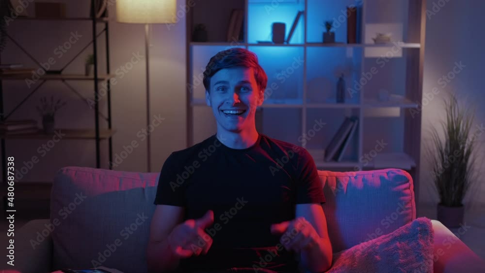 Like gesture. Positive man. Meme expression. Happy guy showing ...