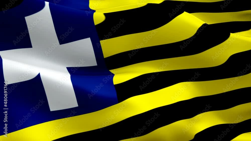 Maryland flag. National 3d Maryland flag waving seamless loop animation ...