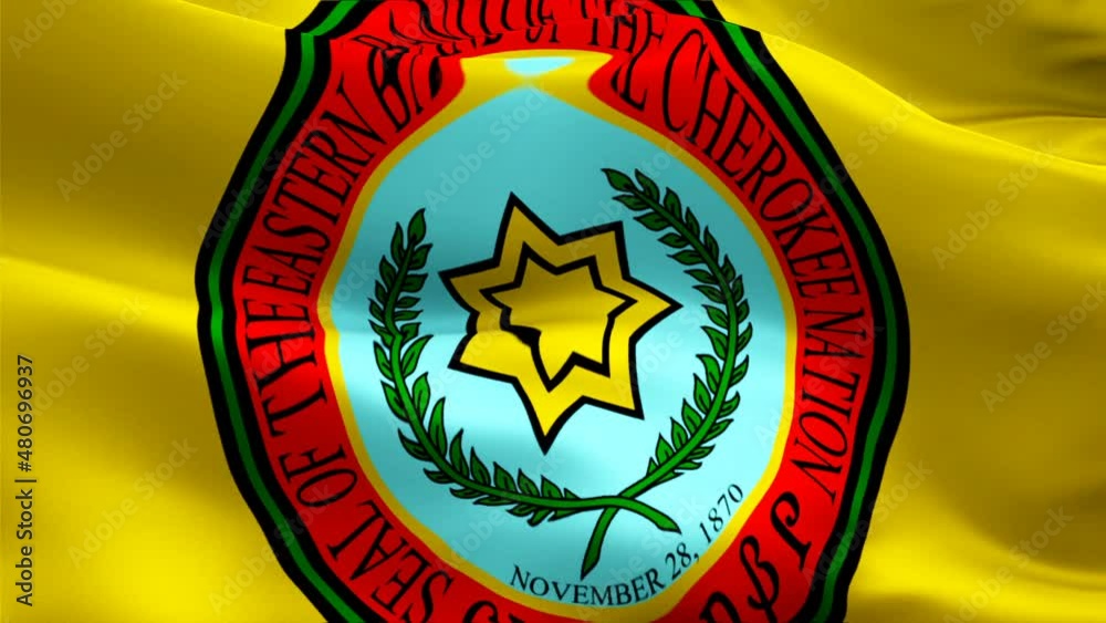 Eastern Band Cherokee flag. National 3d Eastern Band Cherokee flag ...