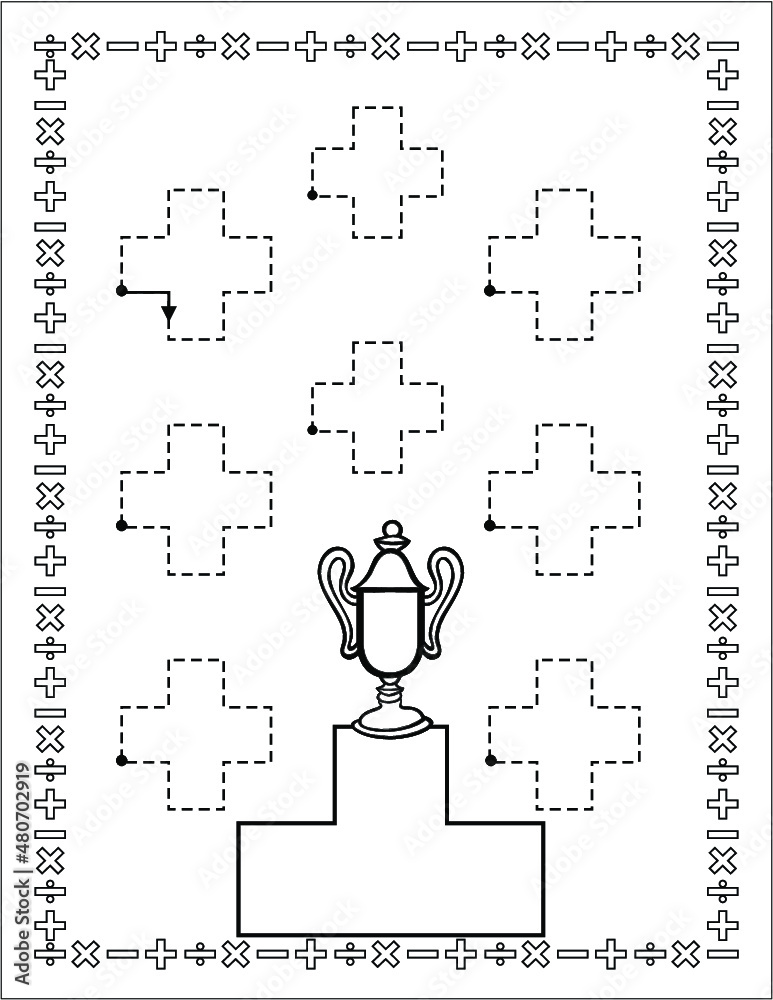 geometric figures plus lines tracing and handwriting practice sheet for ...