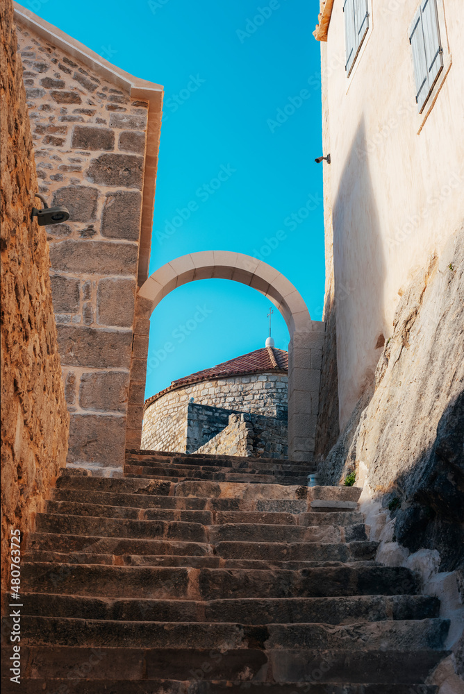 Klis Fortress, located near Split in Croatia, was built during the ...