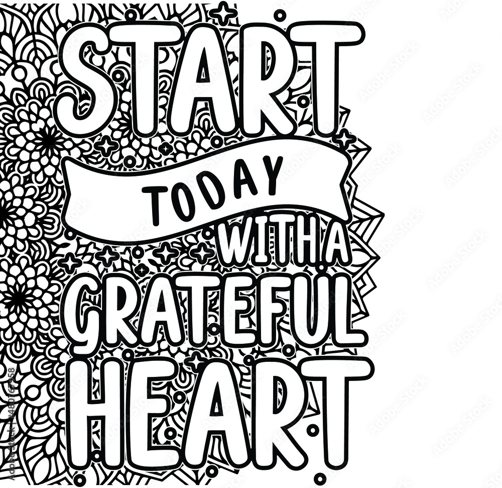 Motivational Quotes Coloring page, inspirational Quotes Coloring page ...