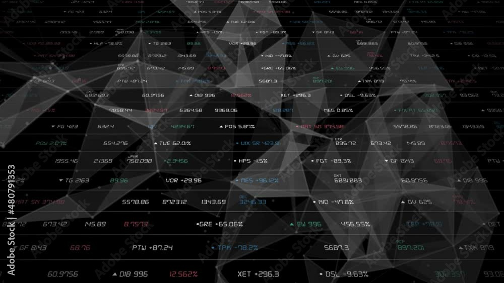 Data and report statistics, animation with graph diagrams. Stock Video ...