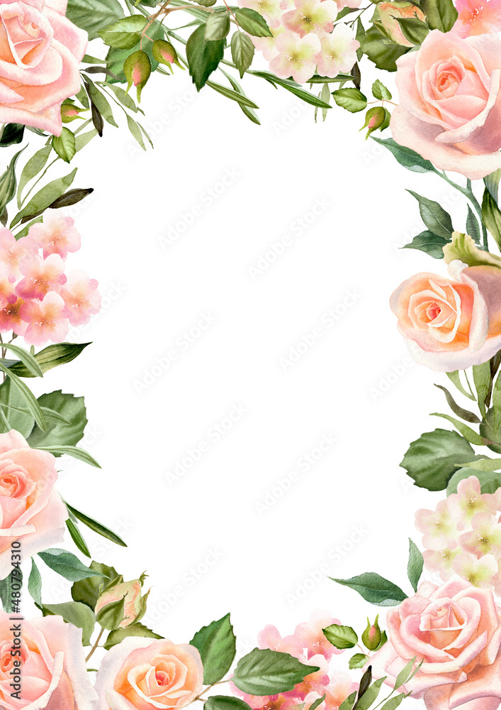 Rose Photo Frame Design