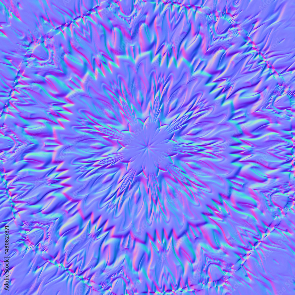 Beautiful tile normal map texture, 3d rendered Stock Illustration ...