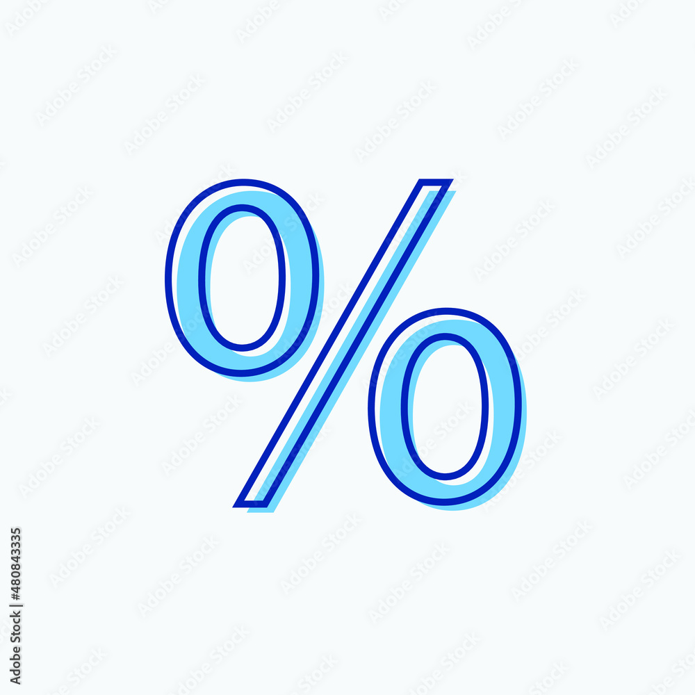 Simple Percent Symbol for Icon, Logo, and Graphic Resources. Percent ...
