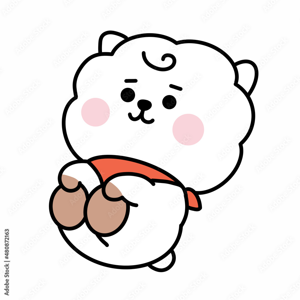 cute bt21 baby dolls for kids Stock Illustration | Adobe Stock