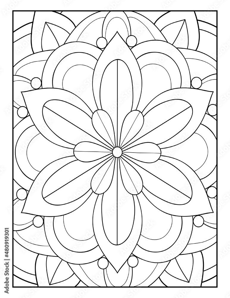 Mandala Coloring book art, Adult coloring pages, Square mandala ...