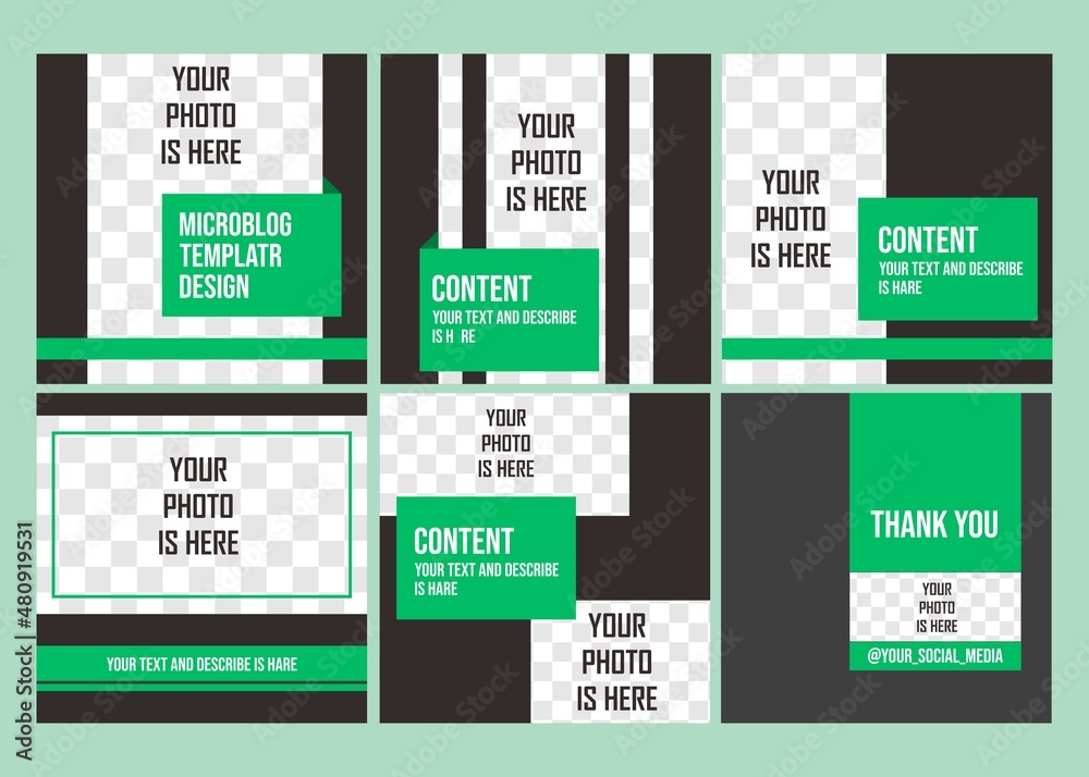 Carousel template design with vector file for your digital content in ...