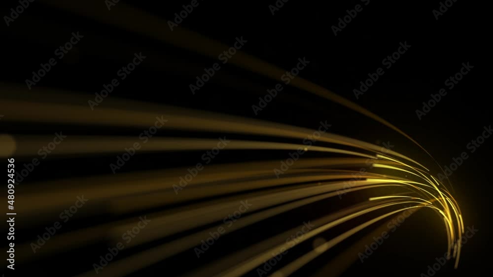 Vidéo Stock Abstract Glowing 3d Light Strokes Background/ 4k animation ...