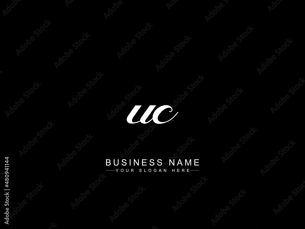 Signature UC Handwriting logo, Premium Uc Signature Letter Logo Design ...
