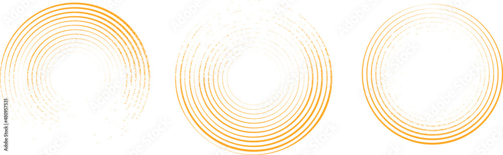 Grunge lines in Circle Form . Spiral Vector Illustration .Textured ...