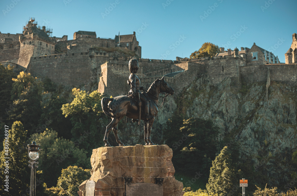 Royal Scots Gray monument the famous cavalry regiment, already known ...