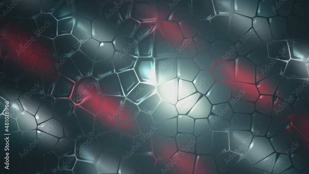 Chloroplast eukaryotic cell animation under the microscope. Motion ...