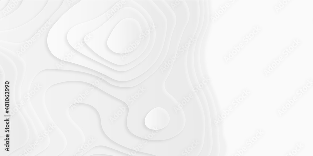 3D papercut layers, paper cut vector art background banner texture ...