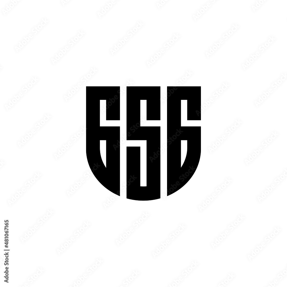 GSG letter logo design with white background in illustrator, vector ...